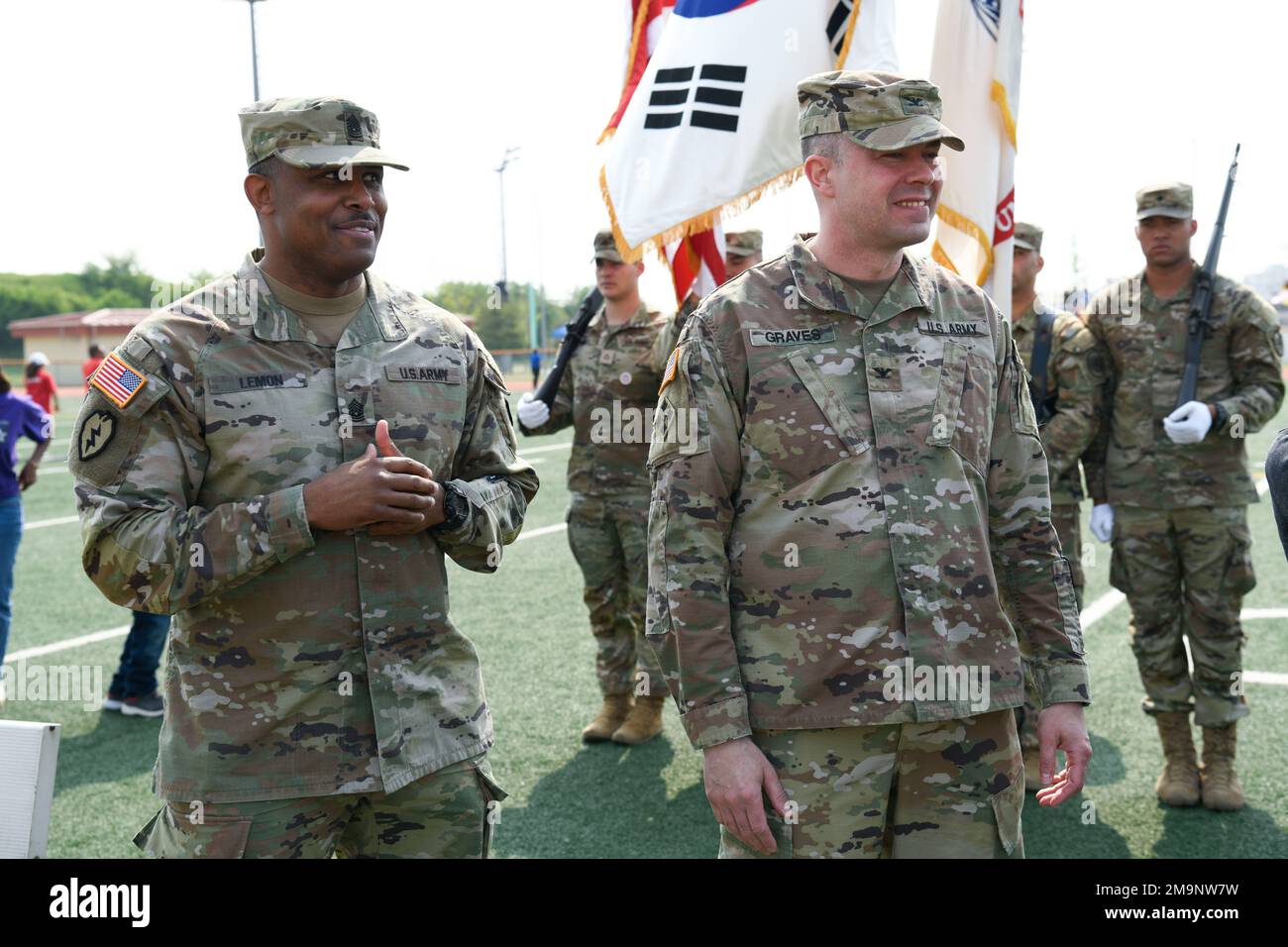 U.S. Army Command Sgt. Maj. Benjamin Lemon, USAG Humphreys senior ...