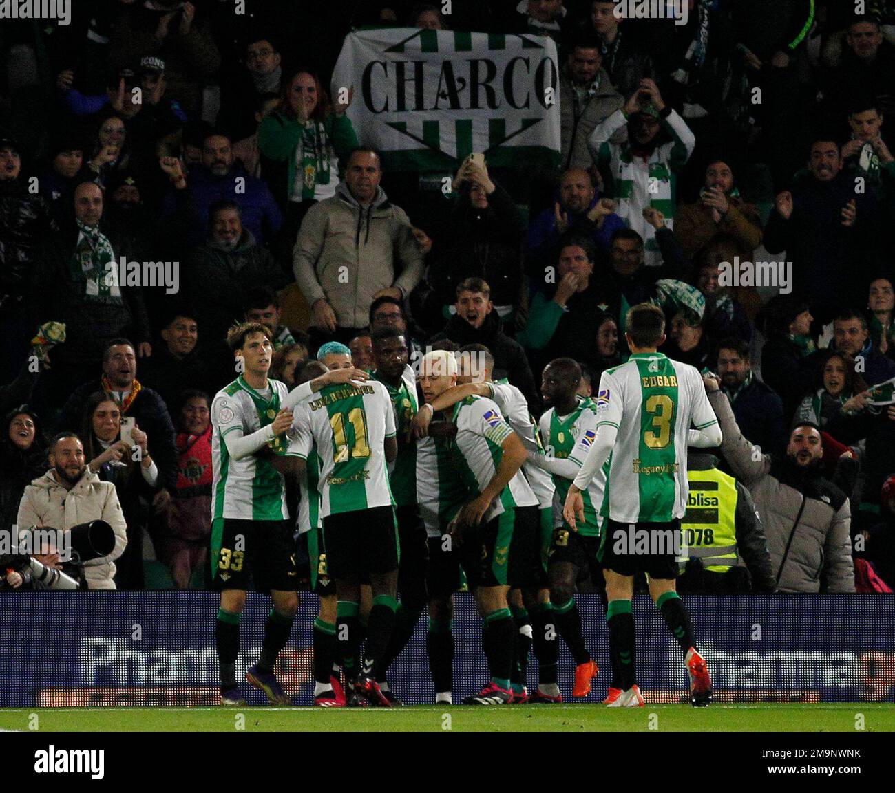 Spanish King Cup soccer match Betis vs Osasuna at Benito Villamarin ...