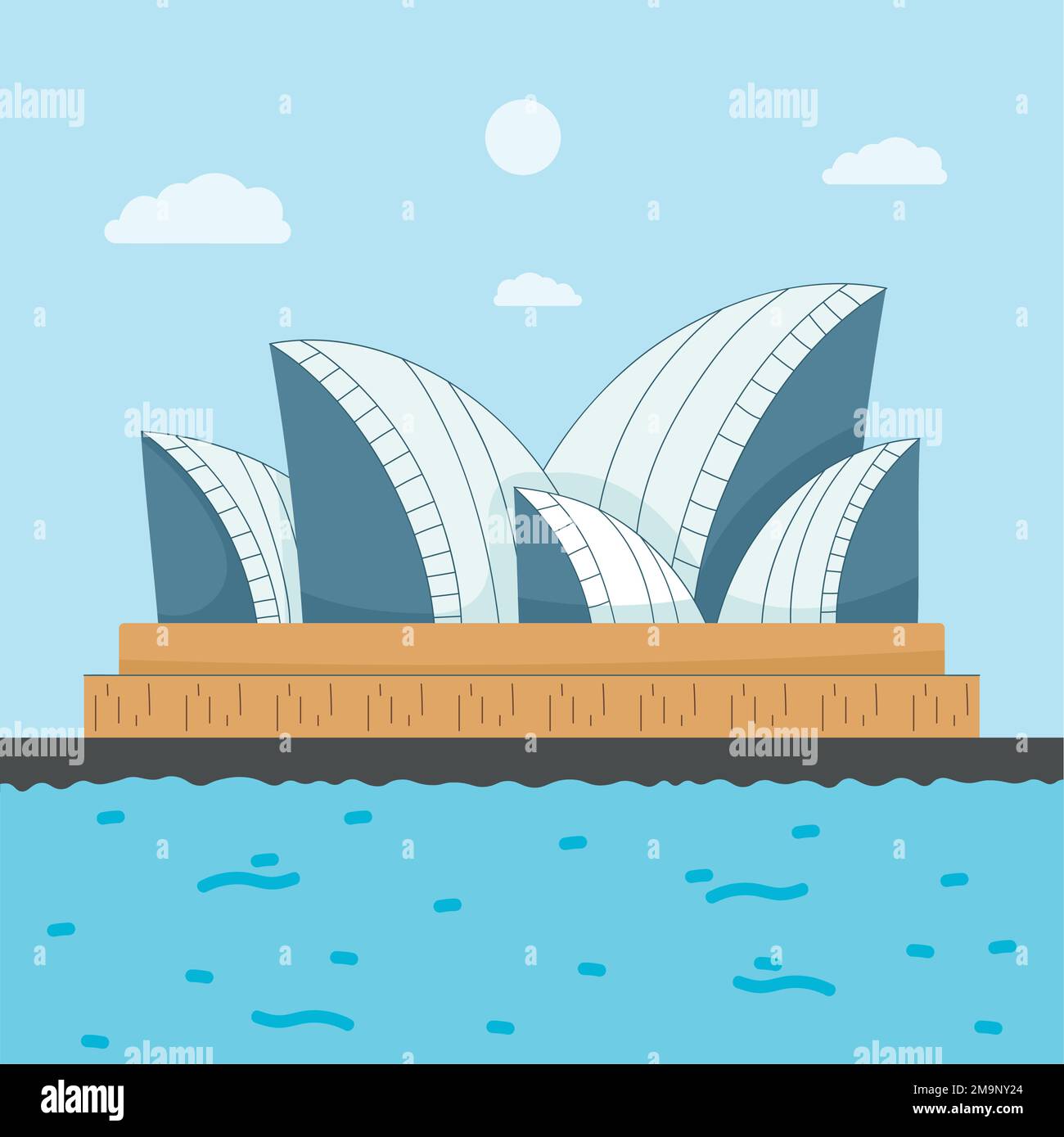 Sydney Opera House Cartoon