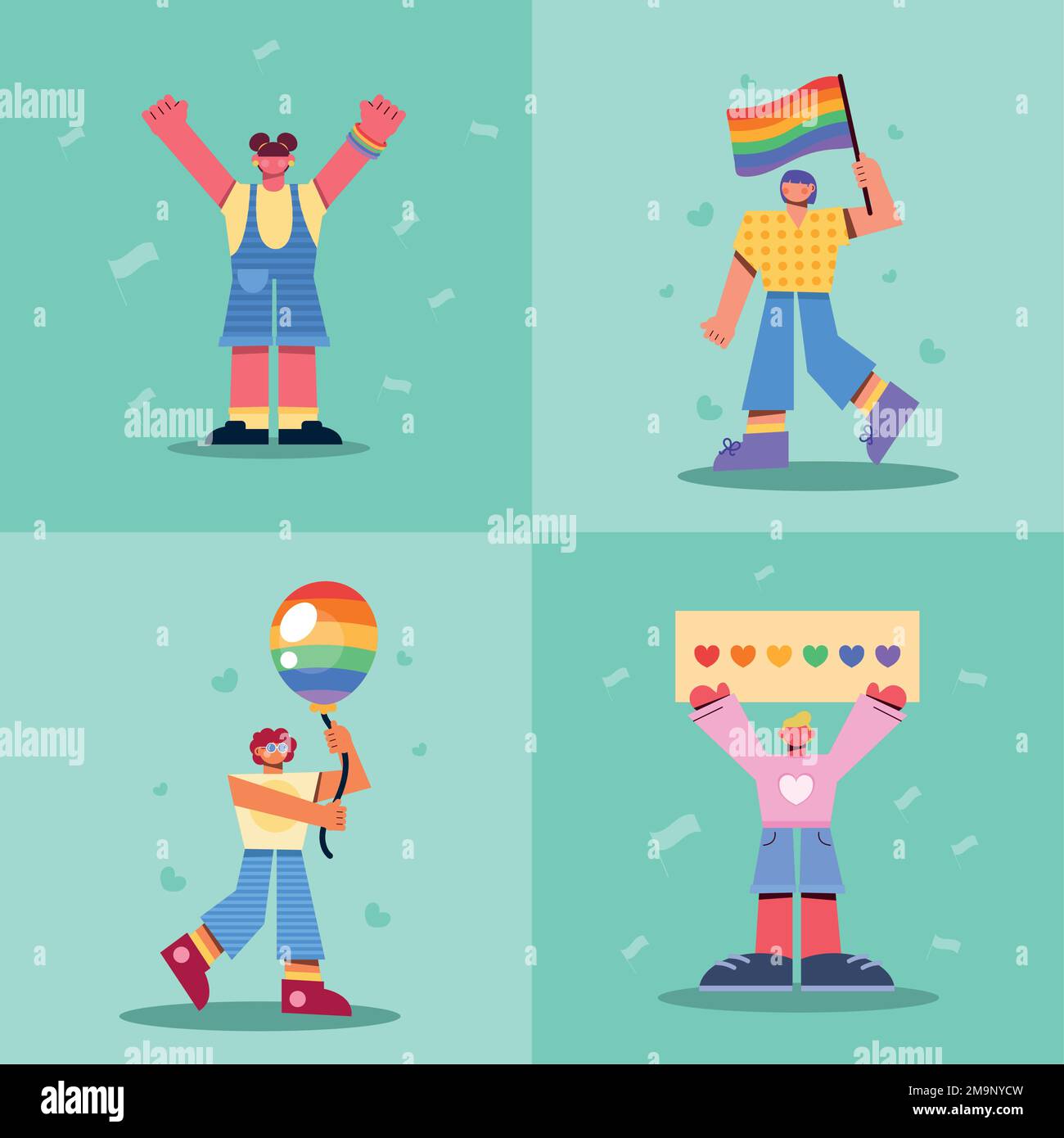 group of lgbti persons community Stock Vector Image & Art - Alamy