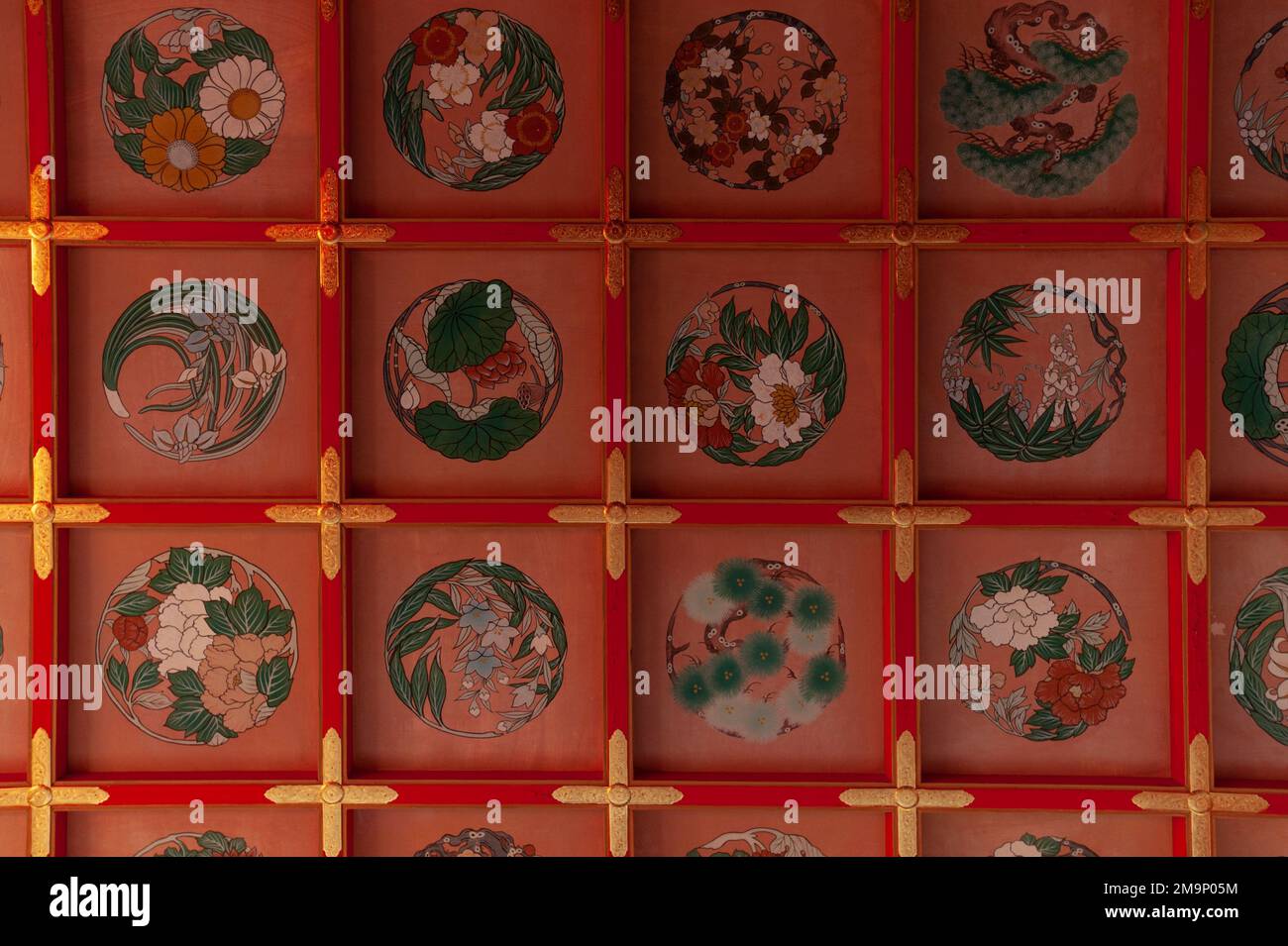 Ceiling detail, Daikaku-ji Temple, Arashiyama, Japan Stock Photo - Alamy