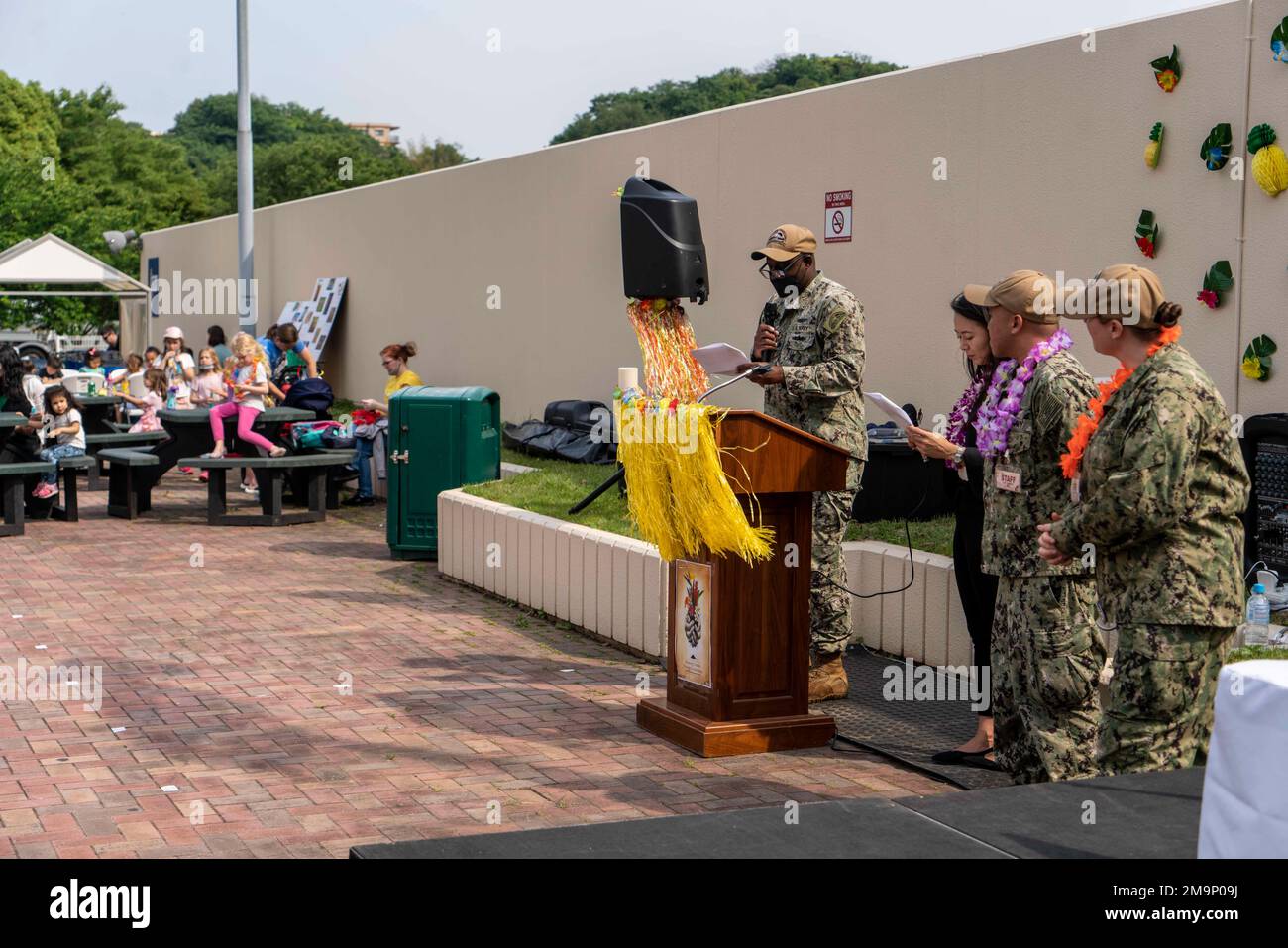 Chief Master-At-Arms Lucian King, Ikego Housing Detachment's officer in ...