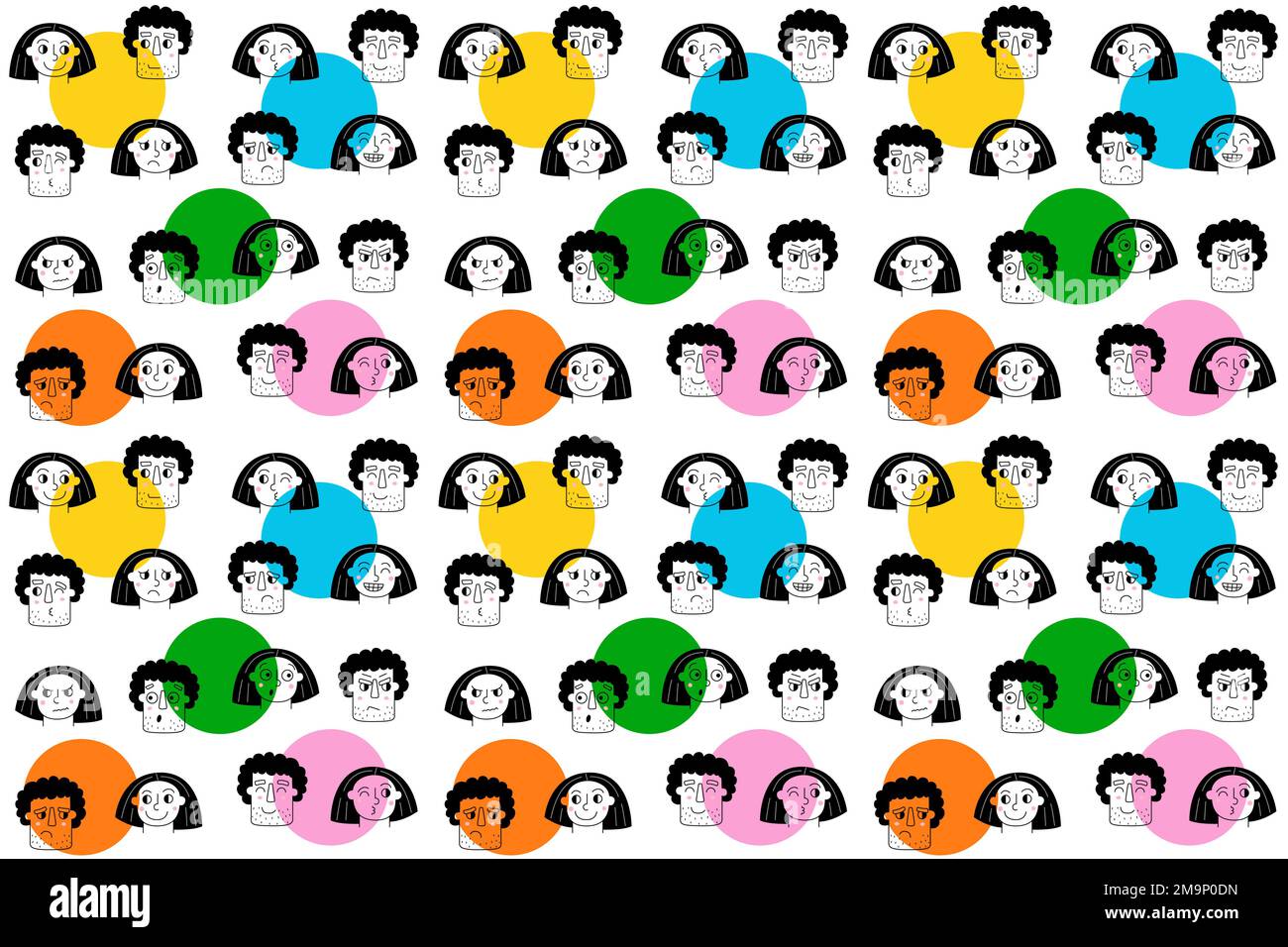 Cute angry girl face Cut Out Stock Images & Pictures - Alamy