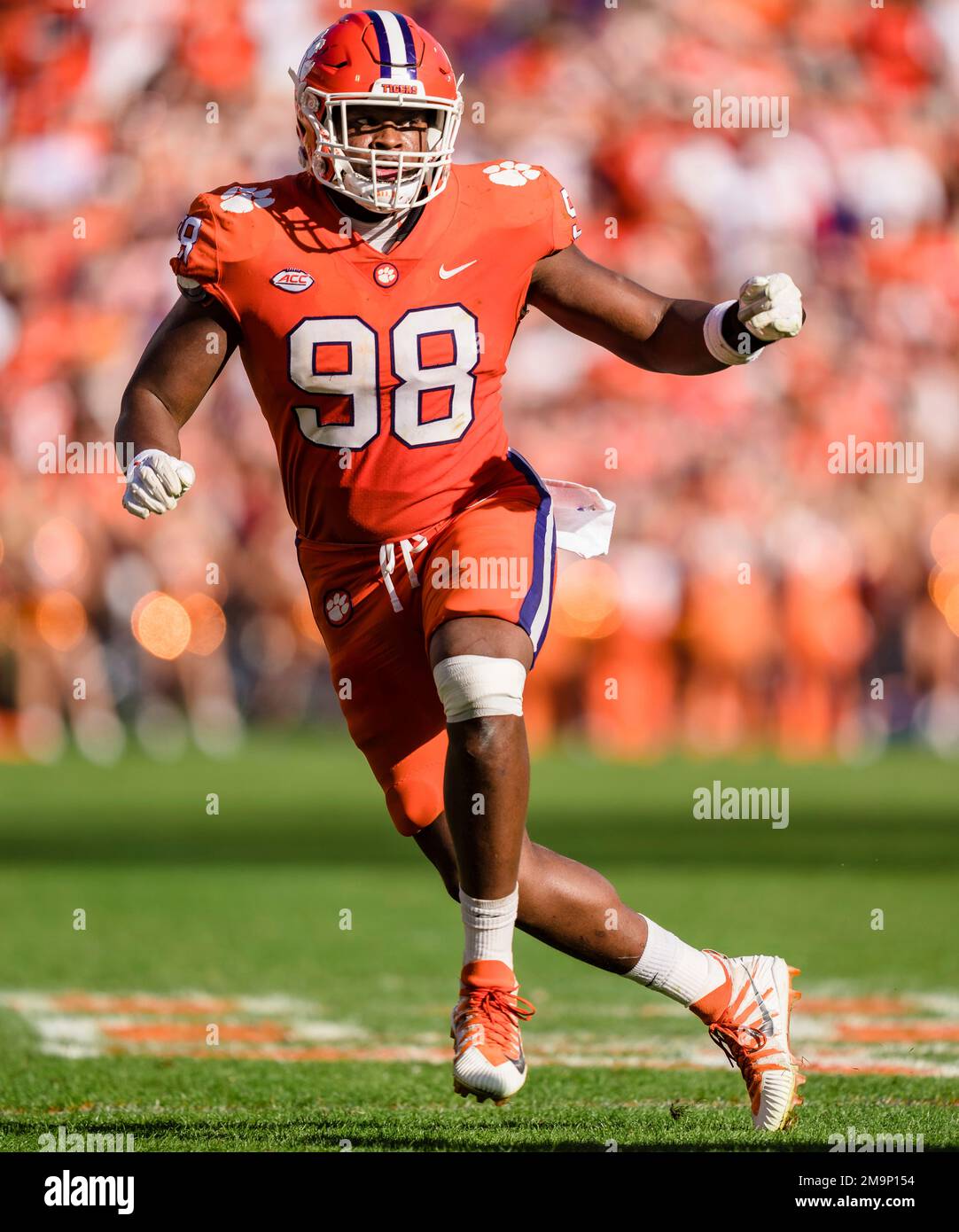 Clemson defensive end Myles Murphy (98) plays against South Carolina ...