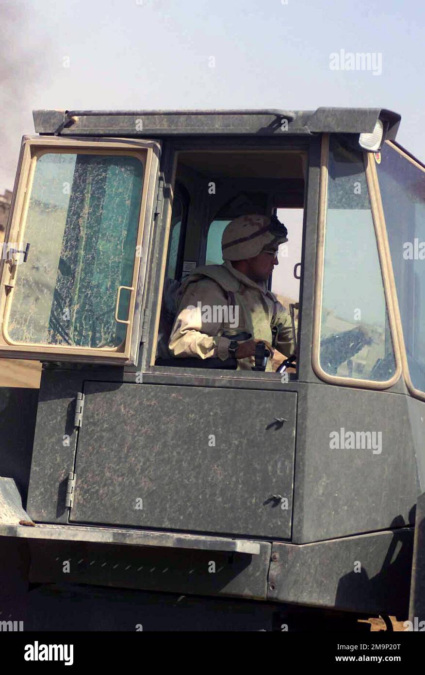 A US Marine Corps (USMC) Marine assigned to the 24th Service Support ...