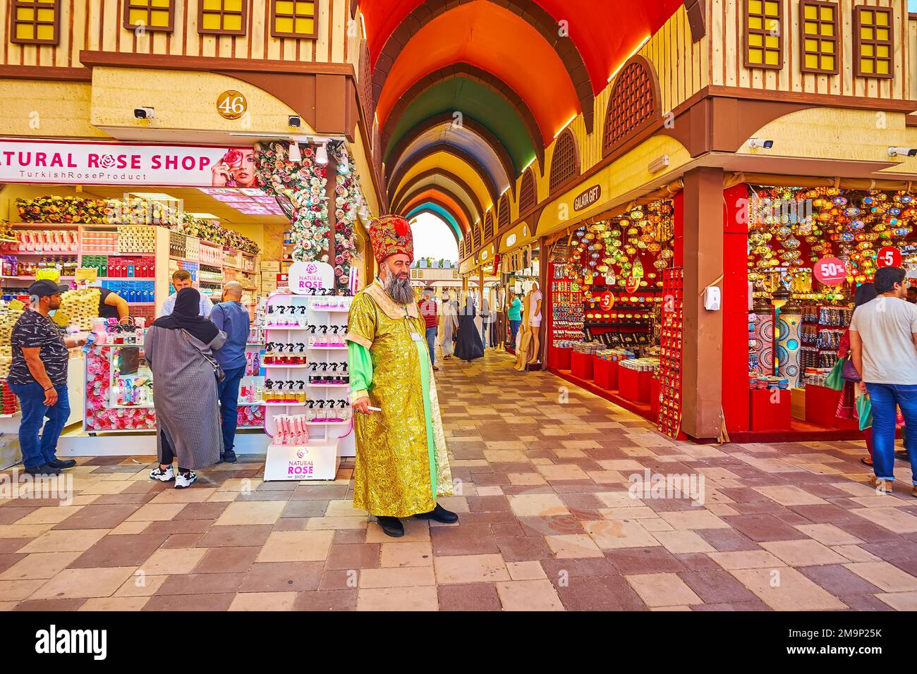 DUBAI, UAE - MARCH 6, 2020: The Turkey Pavilion of Global Village Dubai ...