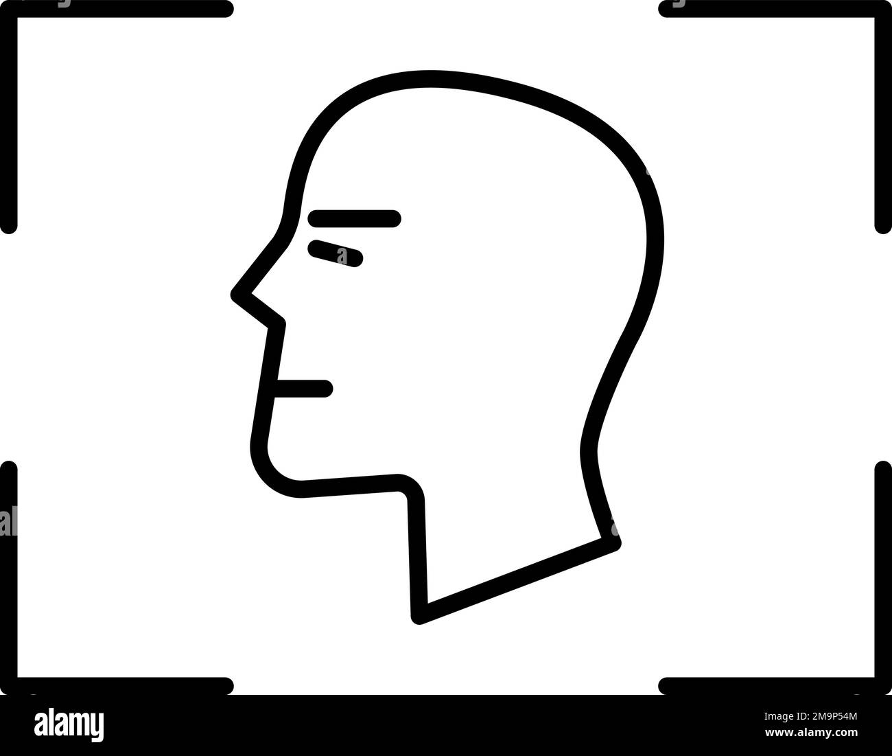 Ai, android, artificial vector icon on transparent background. Outline ...