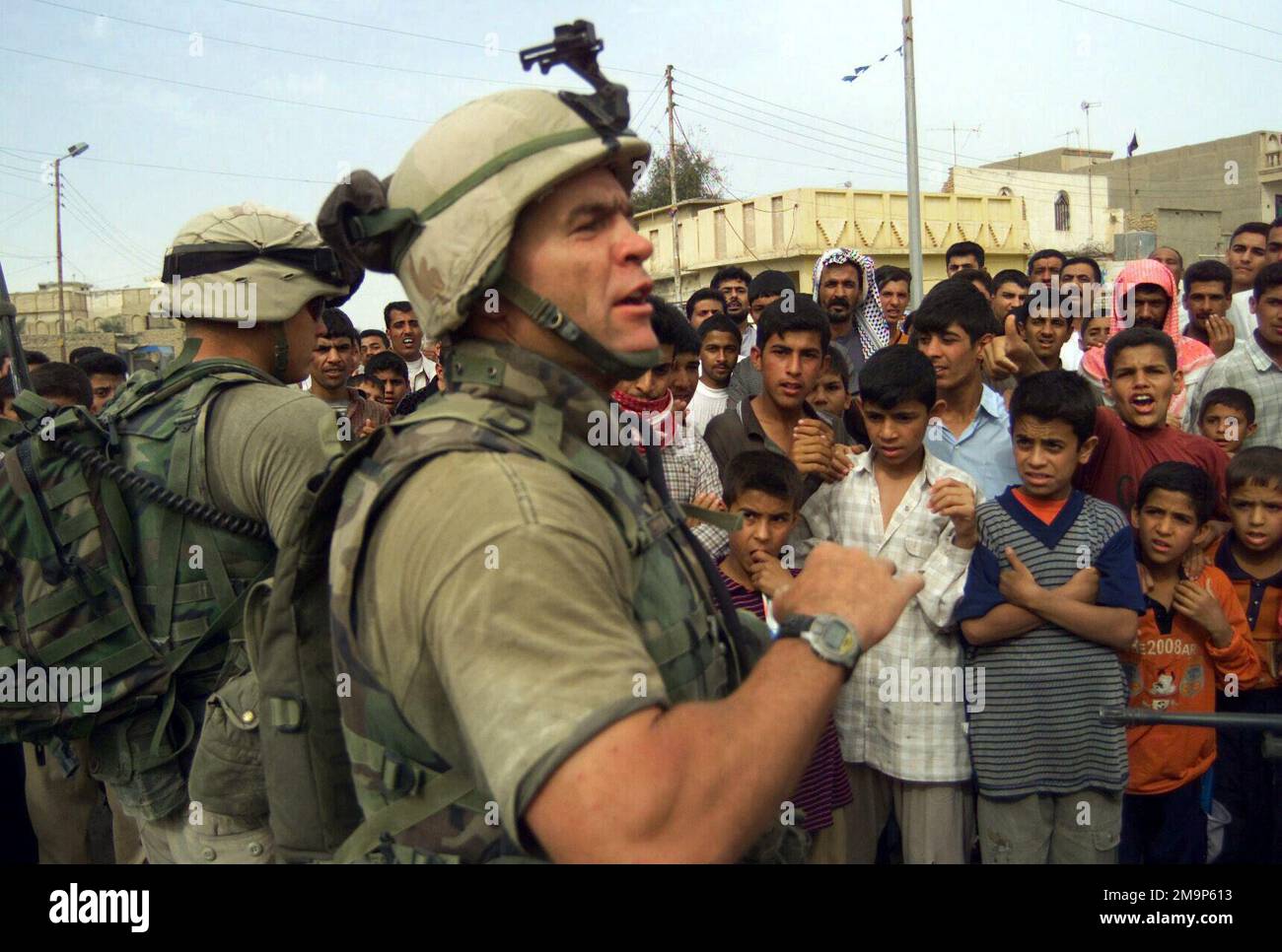 Captain (CAPT) Robert Dinero, USMC, Platoon Commander, Golf Company ...