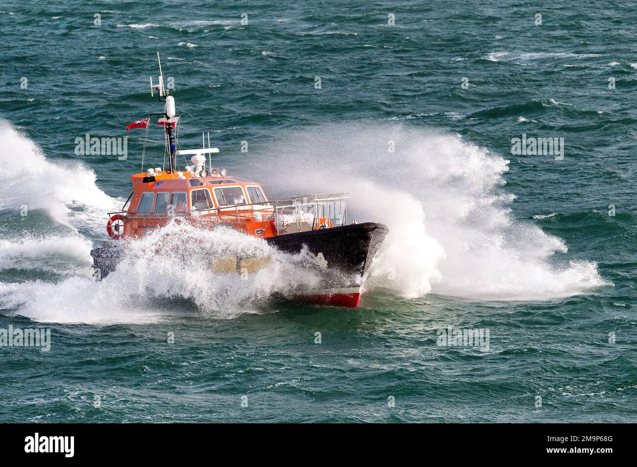 The British ABP Southampton pilot boat Hampshire in the Solent Stock ...