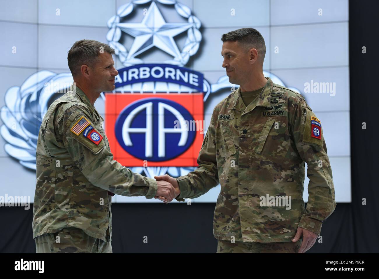 U.S. Army Col. Eugene Ferris, left, commander of 3rd Brigade Combat ...