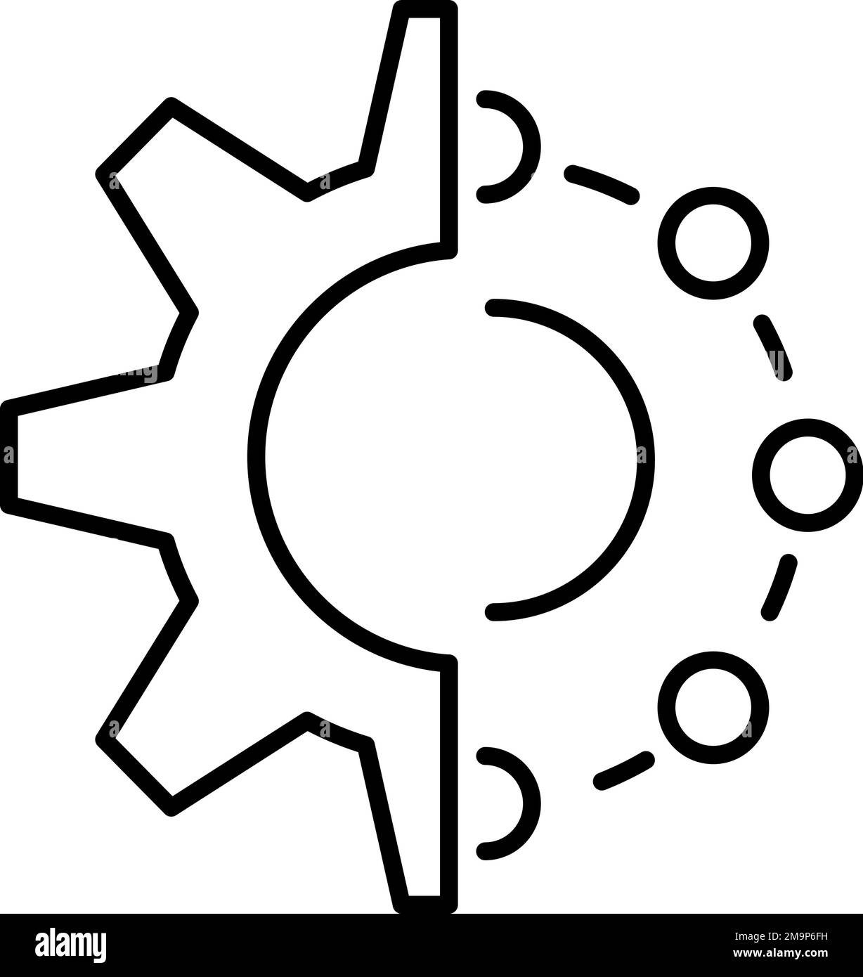 Ai, artificial, intelligence vector icon on transparent background ...