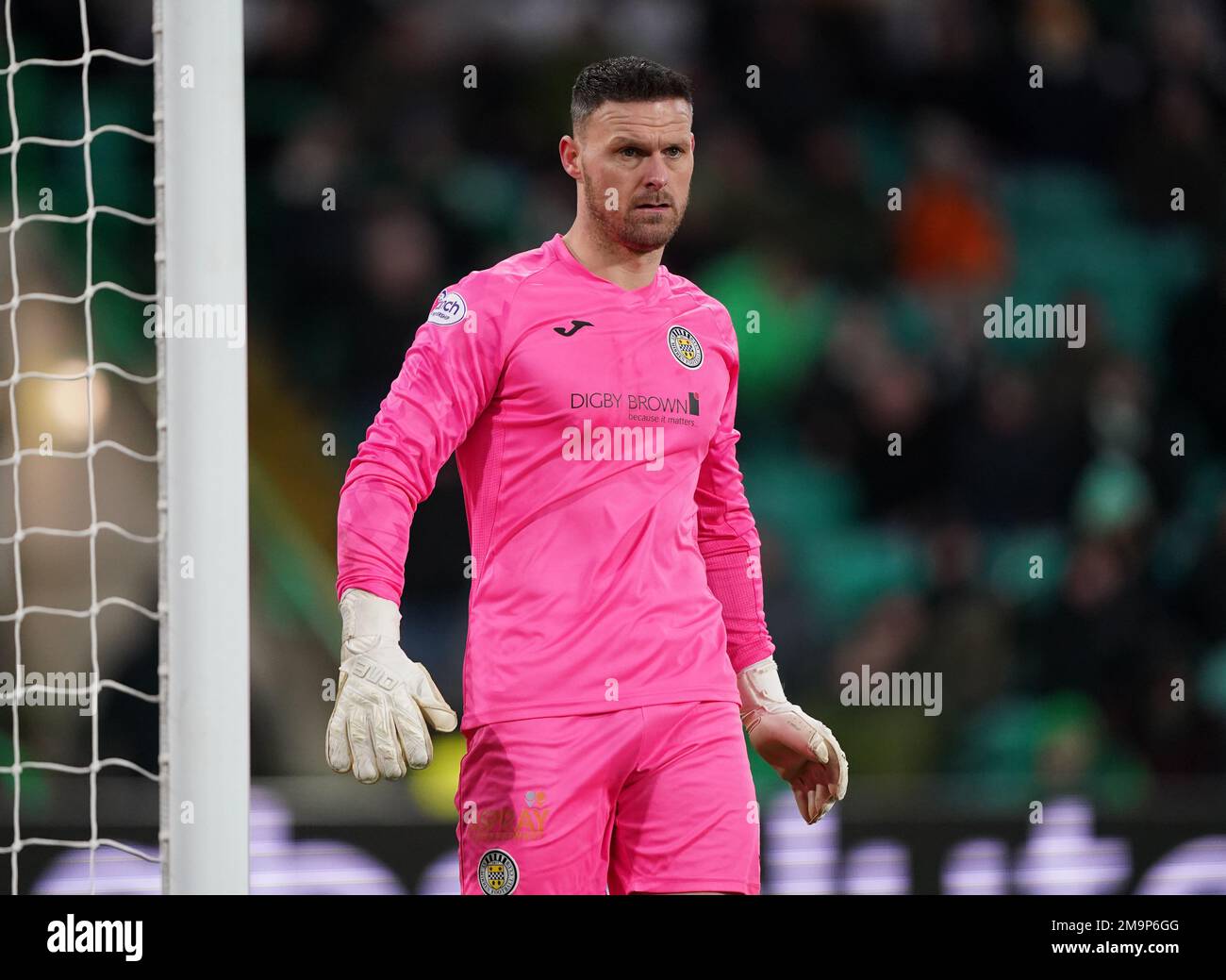St Mirren goalkeeper Trevor Carson during the cinch Premiership match ...