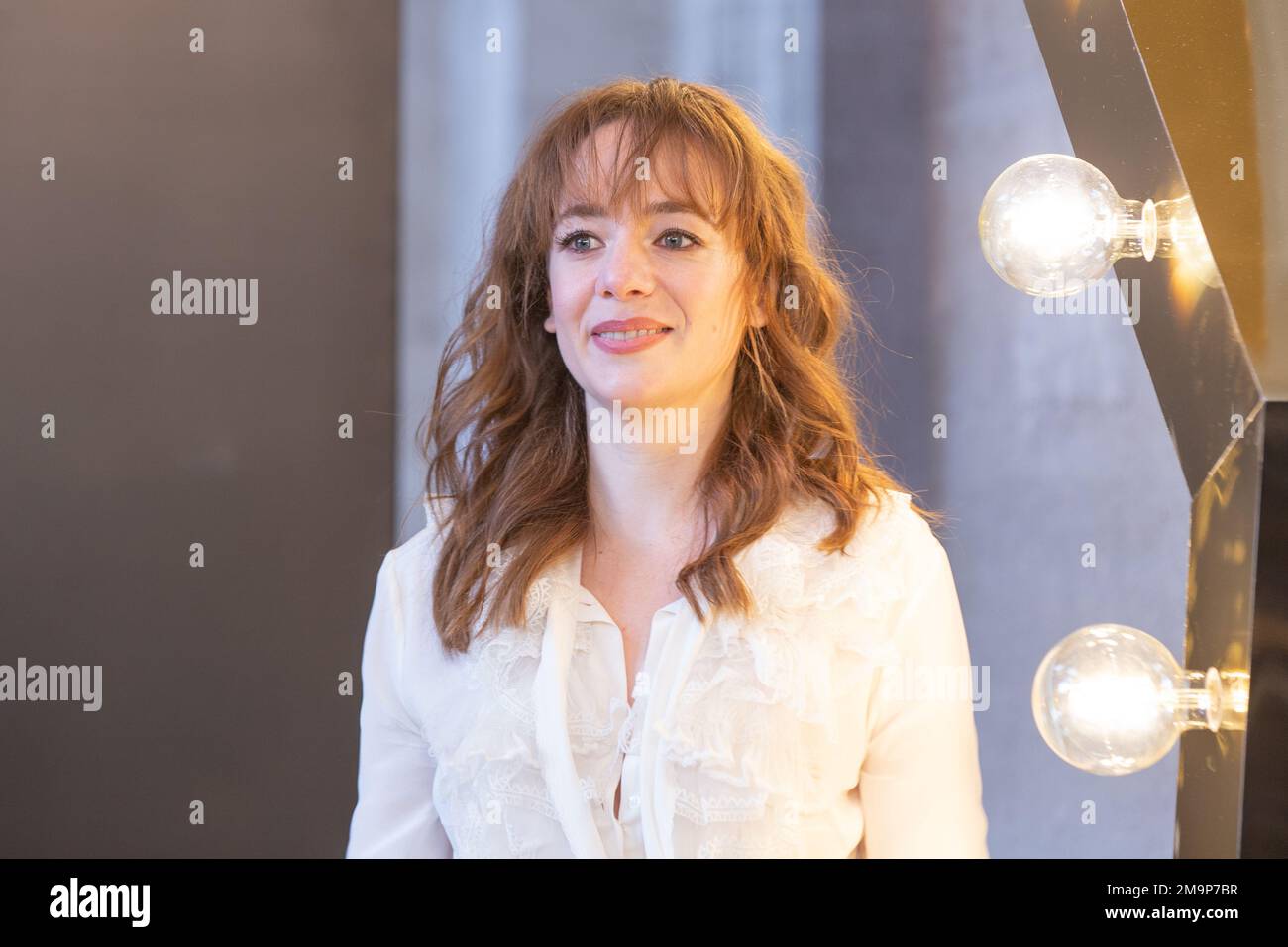 Actress Sara Lazzaro attends the photocall of the tv series "Call my ...