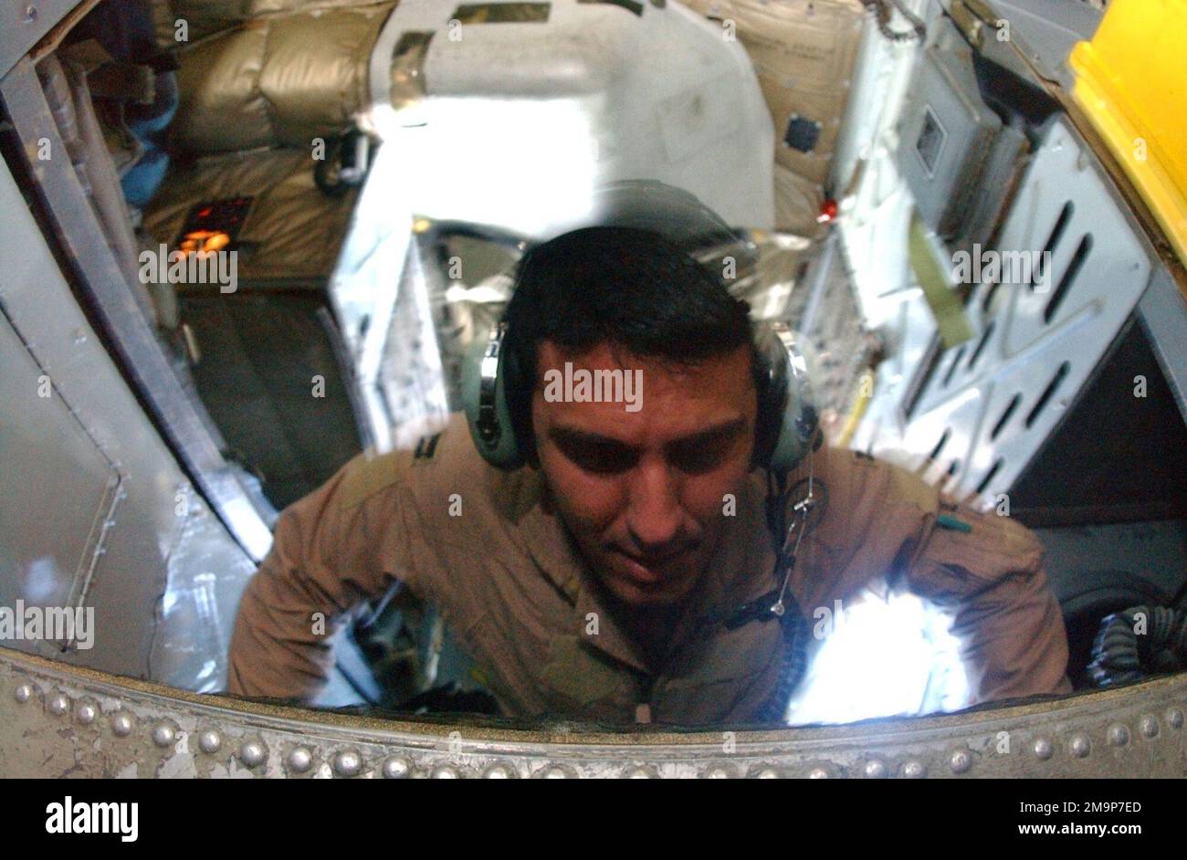 US Air Force (USAF) Captain (CPT) Martin Salinas, Electronic Warfare ...