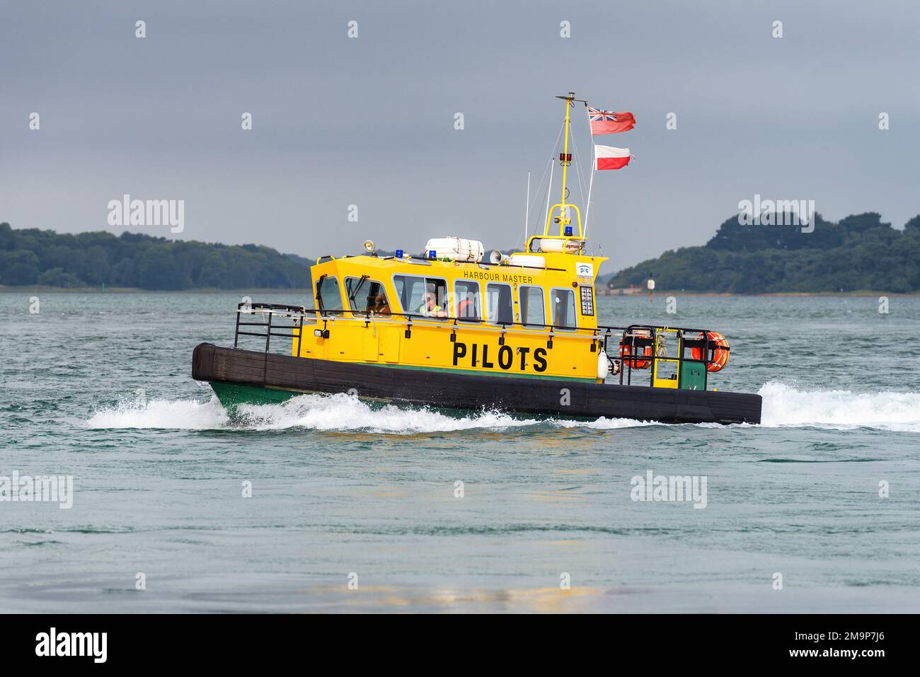 A Harbour Master and pilot boat operated by Poole Harbour Commissioners ...