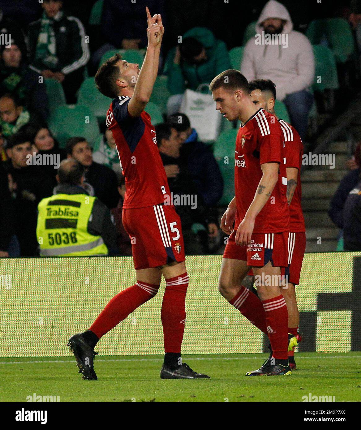 Spanish King Cup soccer match Betis vs Osasuna at Benito Villamarin ...