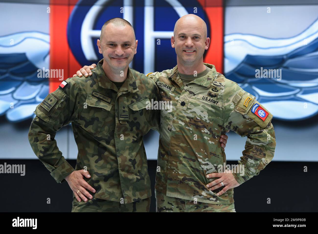 U.S. Army Lt. Col. David Cochrane, incoming commander of 5th Squadron ...