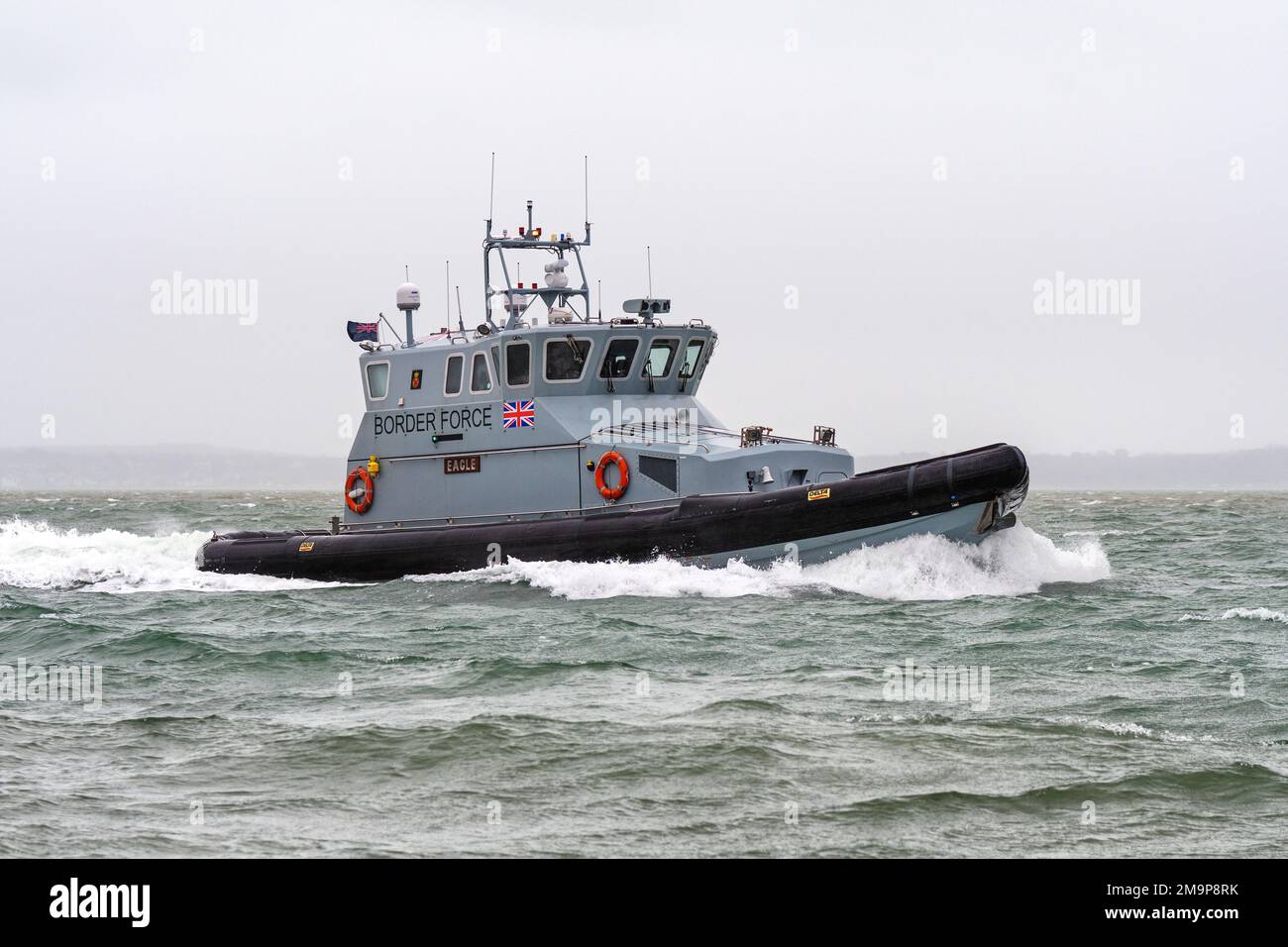The UK Border Force Coastal Patrol Vessel Eagle Stock Photo - Alamy
