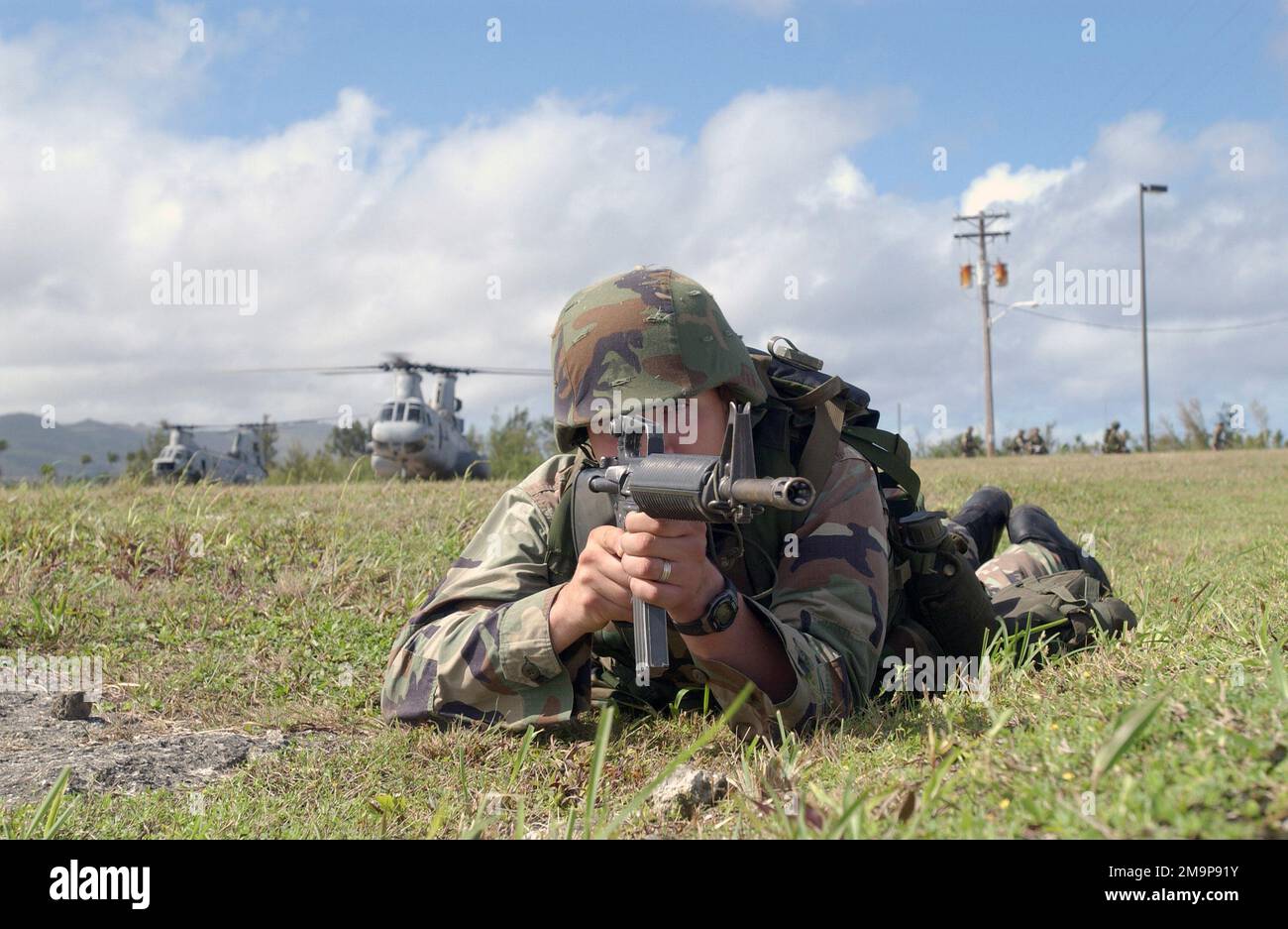 US Marine Corps (USMC) Lance Corporal (LCPL) Nathan Brinkman, 2nd ...