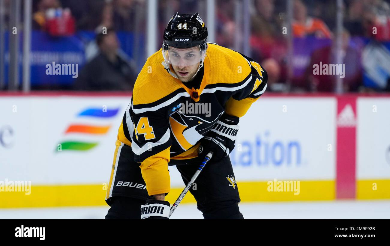 Pittsburgh Penguins' Jan Rutta plays during an NHL hockey game, Friday ...