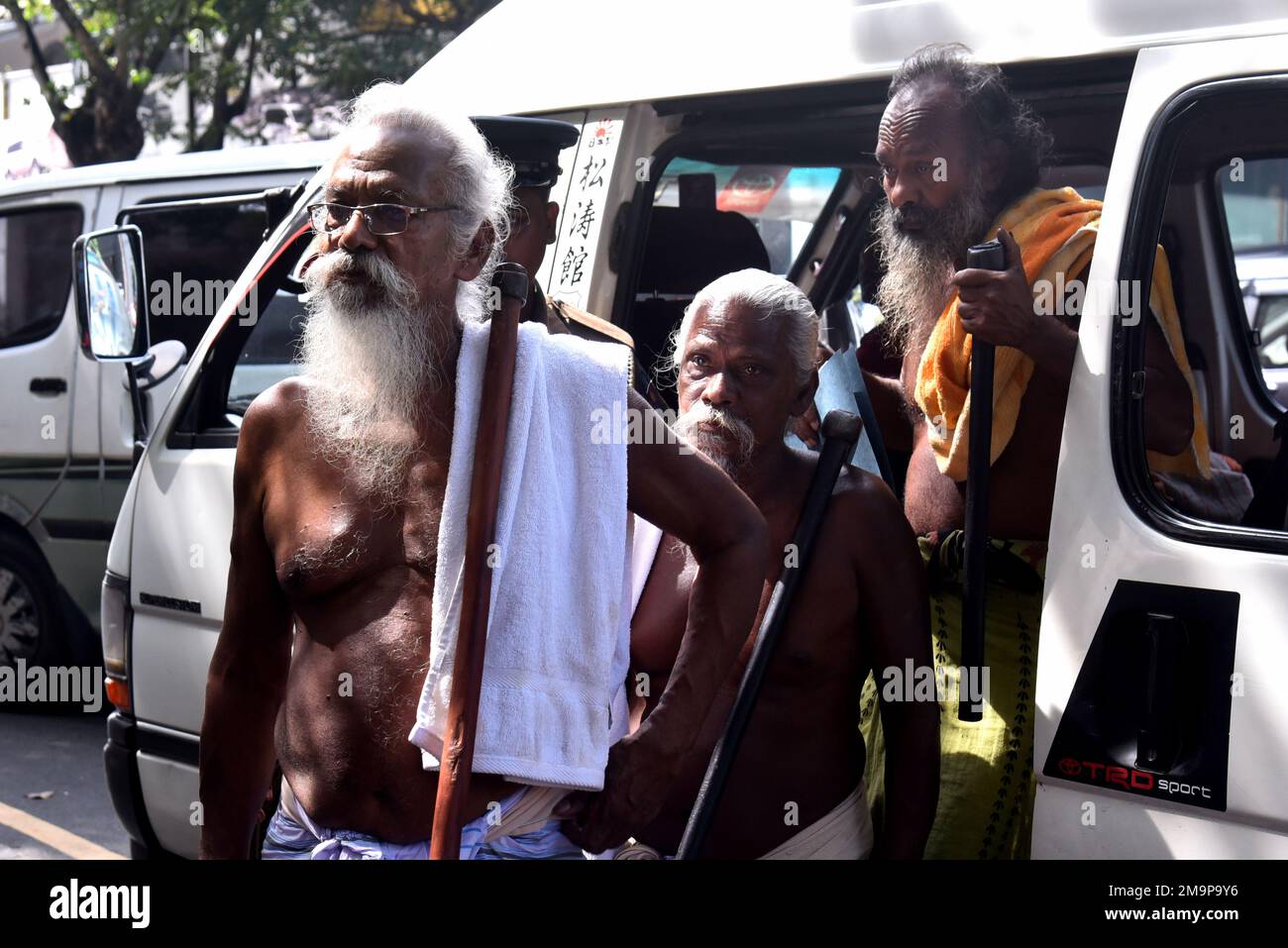 Colombo, Sri Lanka. 18th Jan, 2023. Vedda Chief Uruwarige Wannila Attho ...
