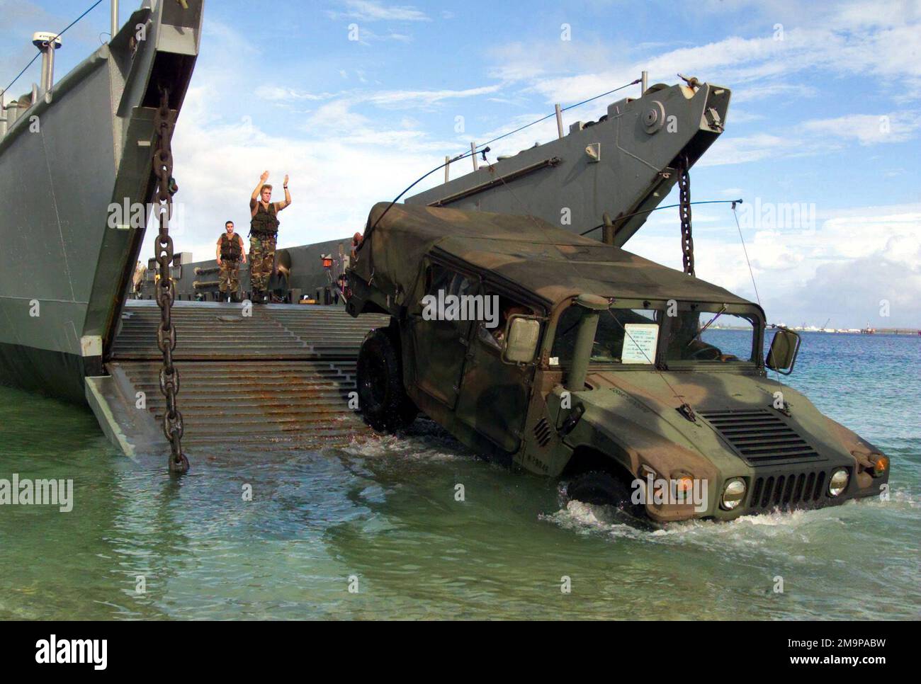 Beach MASTER 3 Brandon Schieber, Beach MASTER Unit 1, backs-in an M998 ...