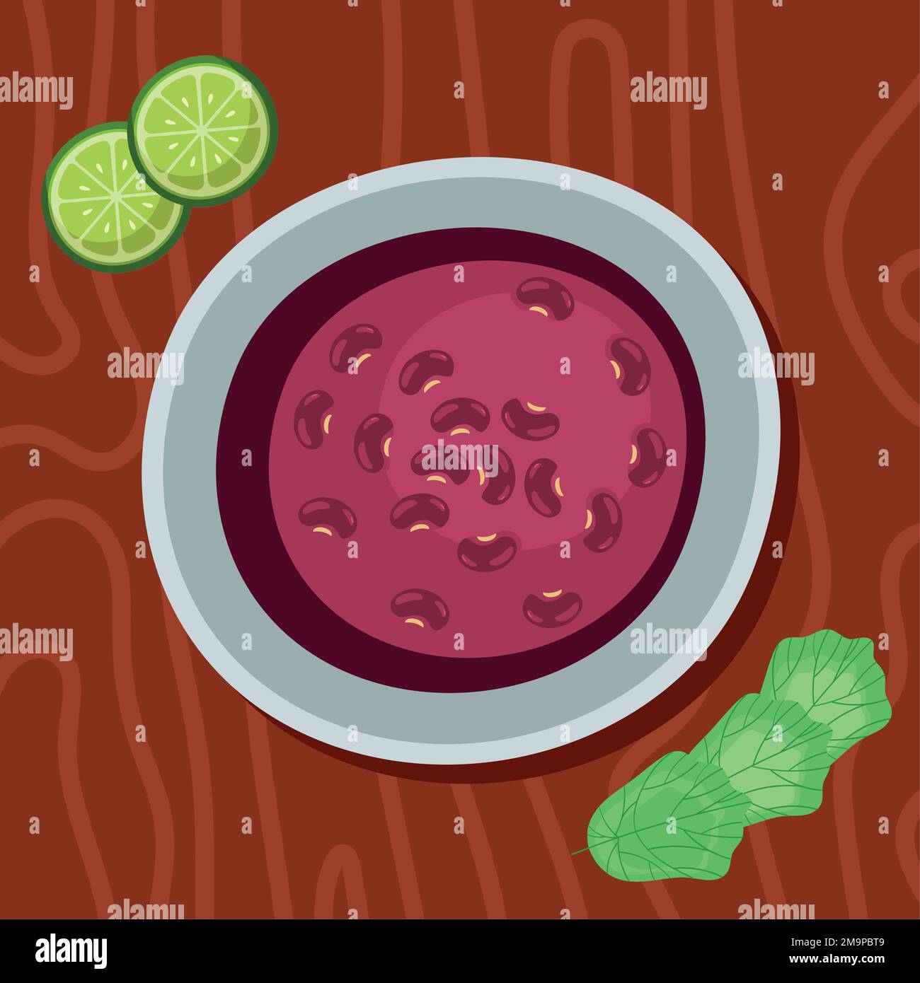 refried beans mexican food icons Stock Vector Image & Art - Alamy