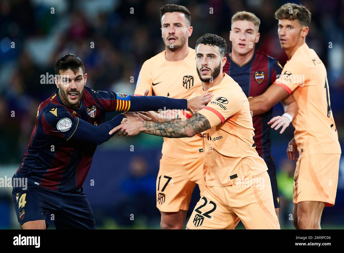 Valencia, Spain. 18th Jan, 2023. Spanish Copa del Rey: Levante UD v ...