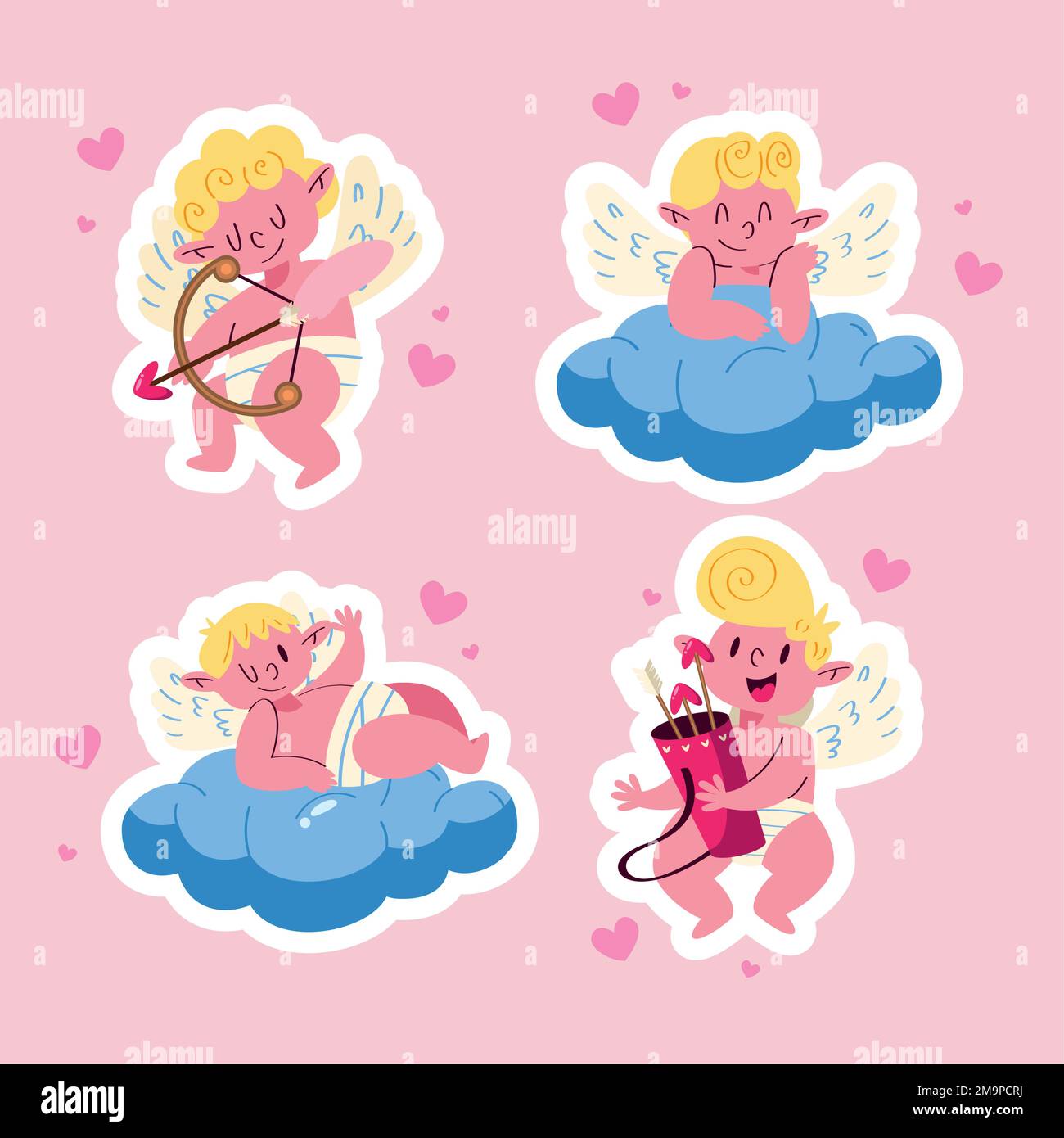 Children angels Stock Vector Images - Alamy