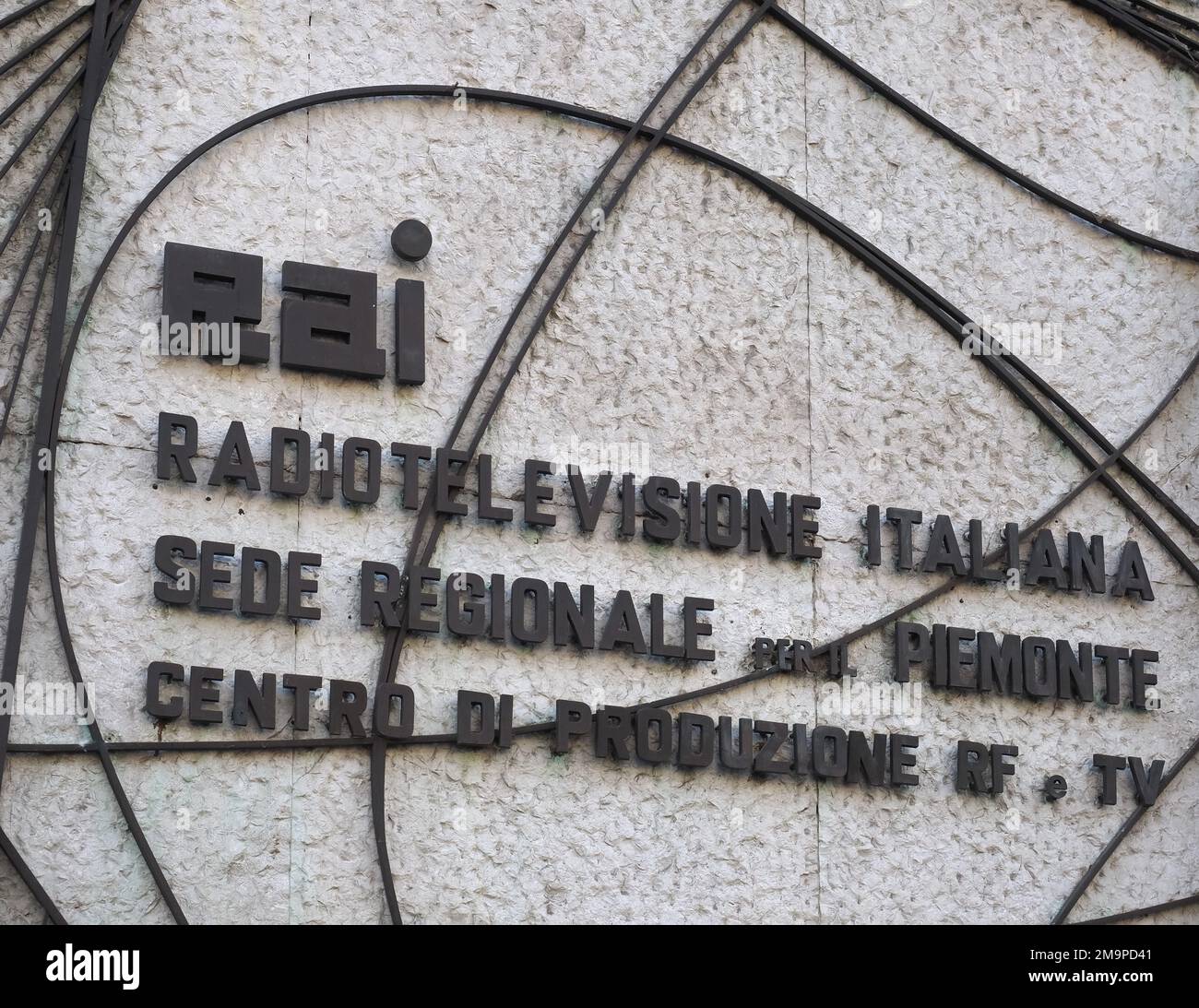 TURIN, ITALY - CIRCA SEPTEMBER 2022: RAI Italian radio and TV studios ...