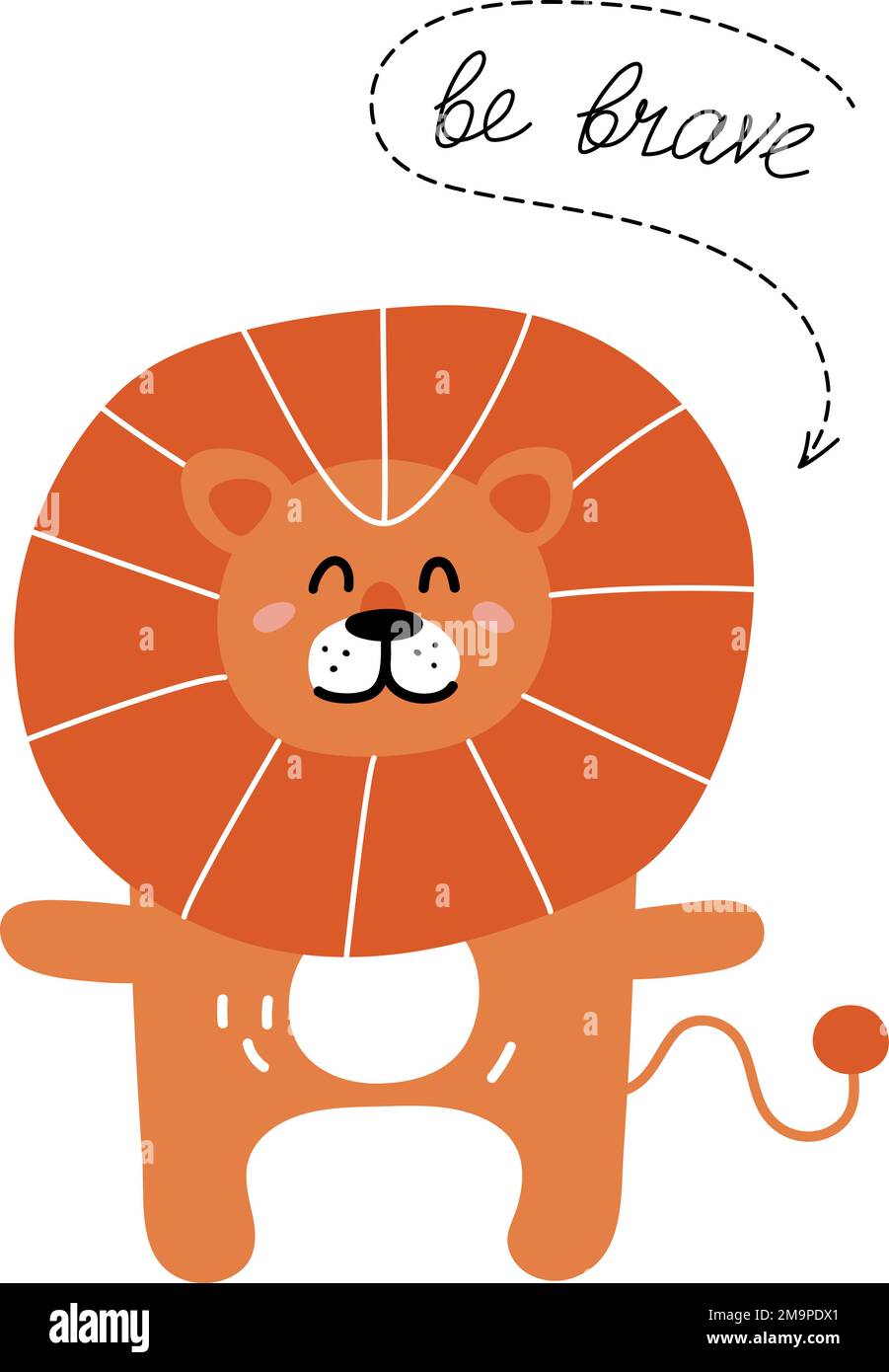 Brave with lion hi-res stock photography and images - Alamy