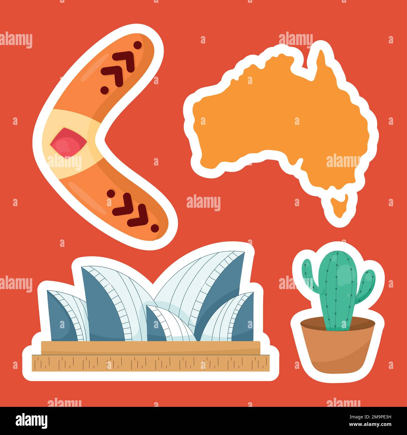 australian culture traditional set icons Stock Vector Image & Art - Alamy