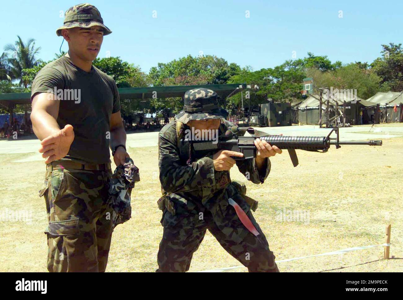 030430-M-9892R-003. Subject Operation/Series: BALIKATAN 2003 Base: Camp ...