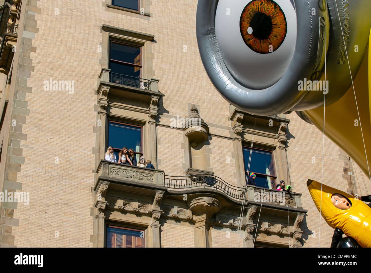 The Stuart The Minion Balloon Is On Central Park West In New York City