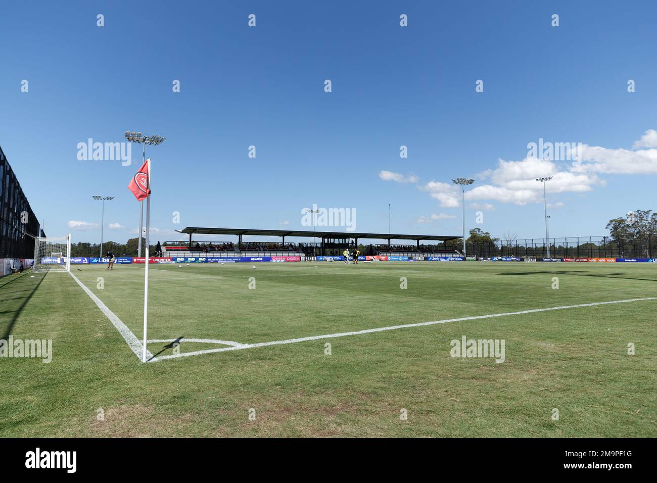 A general view of the Wanderers Football Park before the match between ...