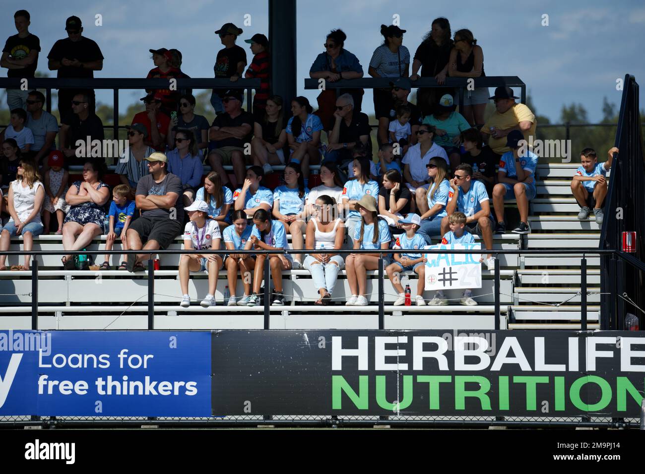 Melbourne City supporters in the stands during the match between ...