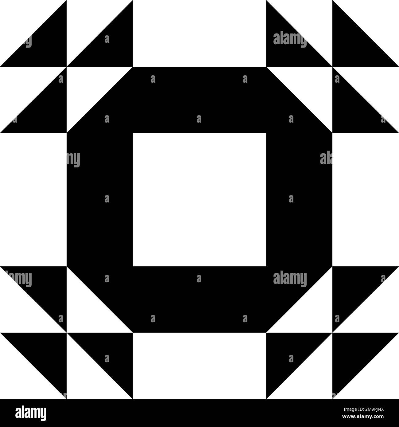 Barn quilt symbol icon Stock Photo - Alamy