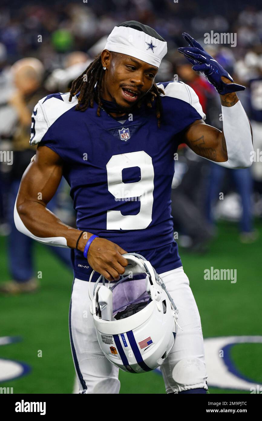 Dallas Cowboys wide receiver KaVontae Turpin (9) is seen after an NFL ...