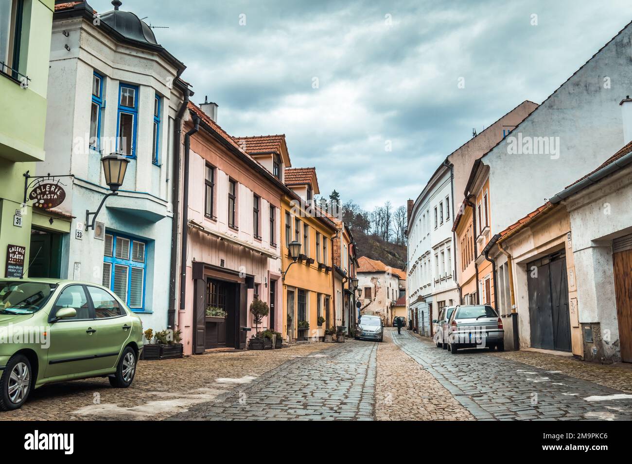 Trebic, Czech Republic - December 28, 2022: Old historic Jewish quarter ...
