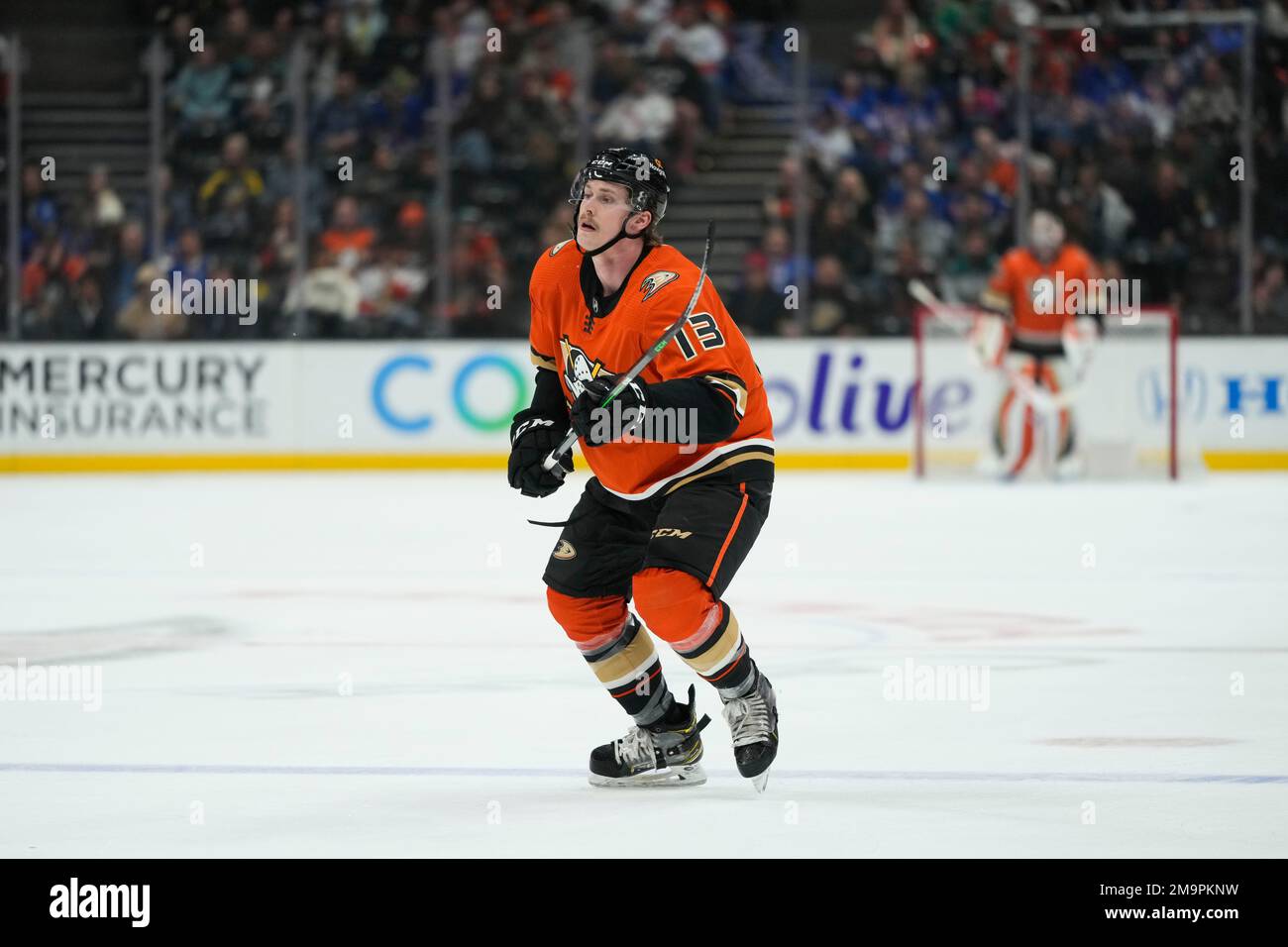 Anaheim Ducks' Simon Benoit skates during the first period of an NHL ...