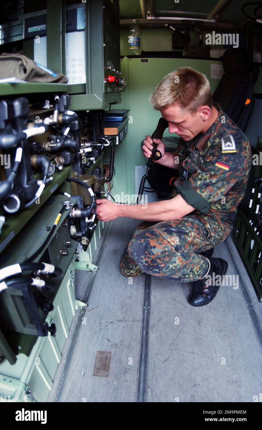 German Army STAFF Sergeant (SSG) Karsten Lehmann, Broadband Integrated ...