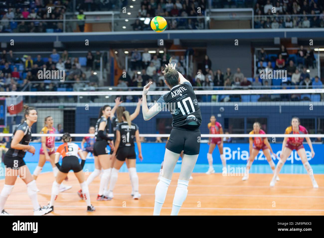 Iarina-Luana Axinte (Volei Alba-Blaj) at service Stock Photo - Alamy