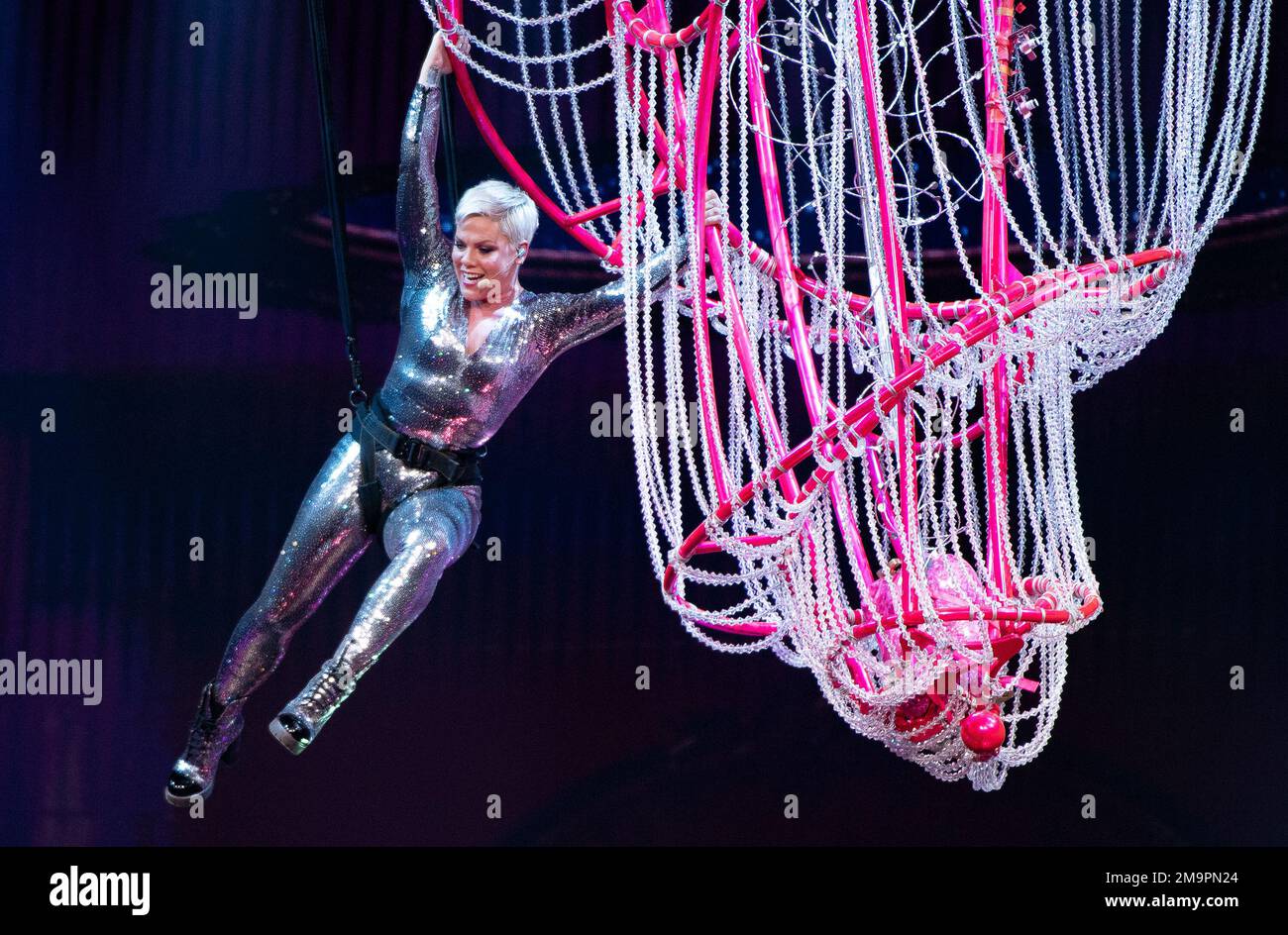Pink in concert at the BB&T Center in Florida Stock Photo - Alamy