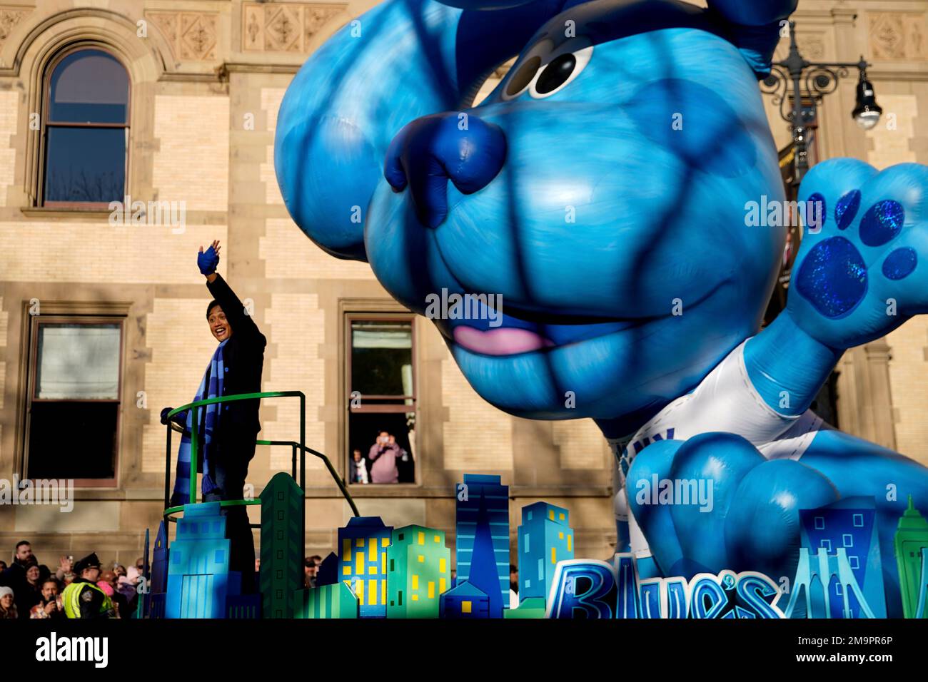 Host of Blue's Clues Joshua Dela Cruz waves from the Blue's Clues & You ...