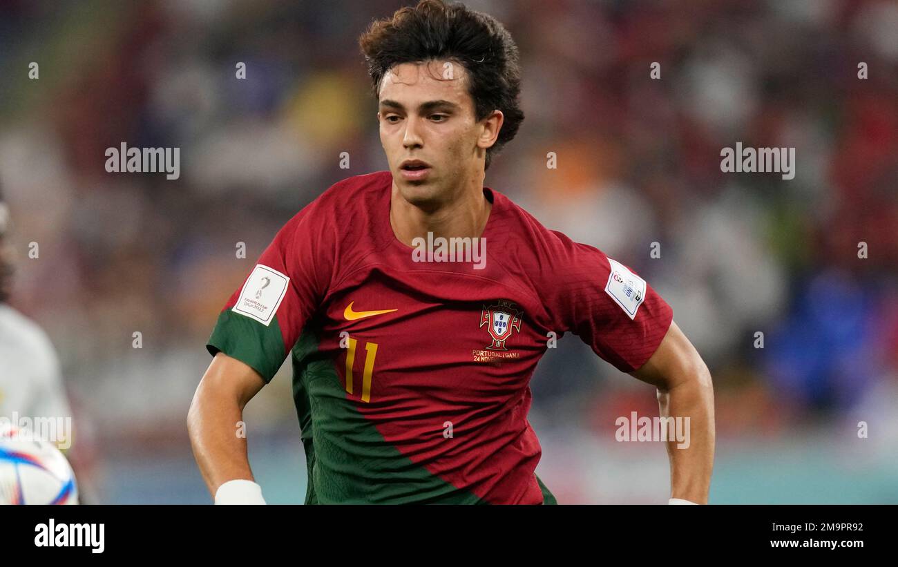 Portugal's Joao Felix in action during the World Cup group H soccer ...