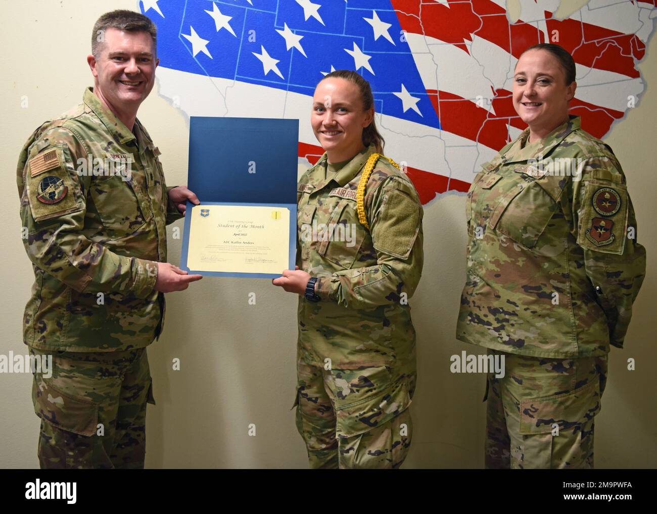 U.S. Air Force Lt. Col. James Freeman, 17th Training Group deputy ...