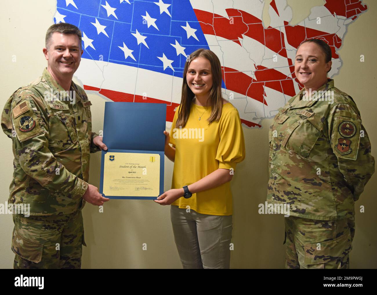 U.S. Air Force Lt. Col. James Freeman, 17th Training Group deputy ...