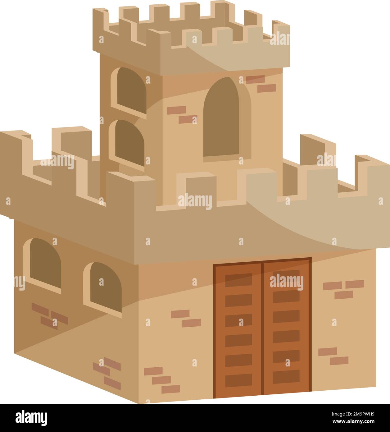 Artillery towers Stock Vector Images - Alamy