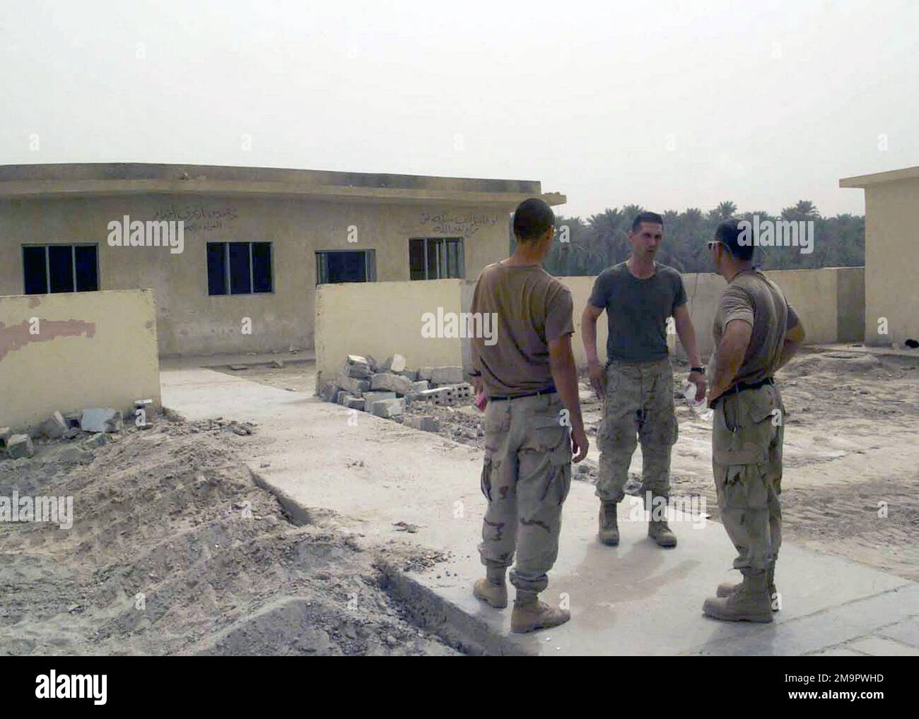 US Navy (USN) SeaBees assigned to Naval Mobile Construction Battalion ...