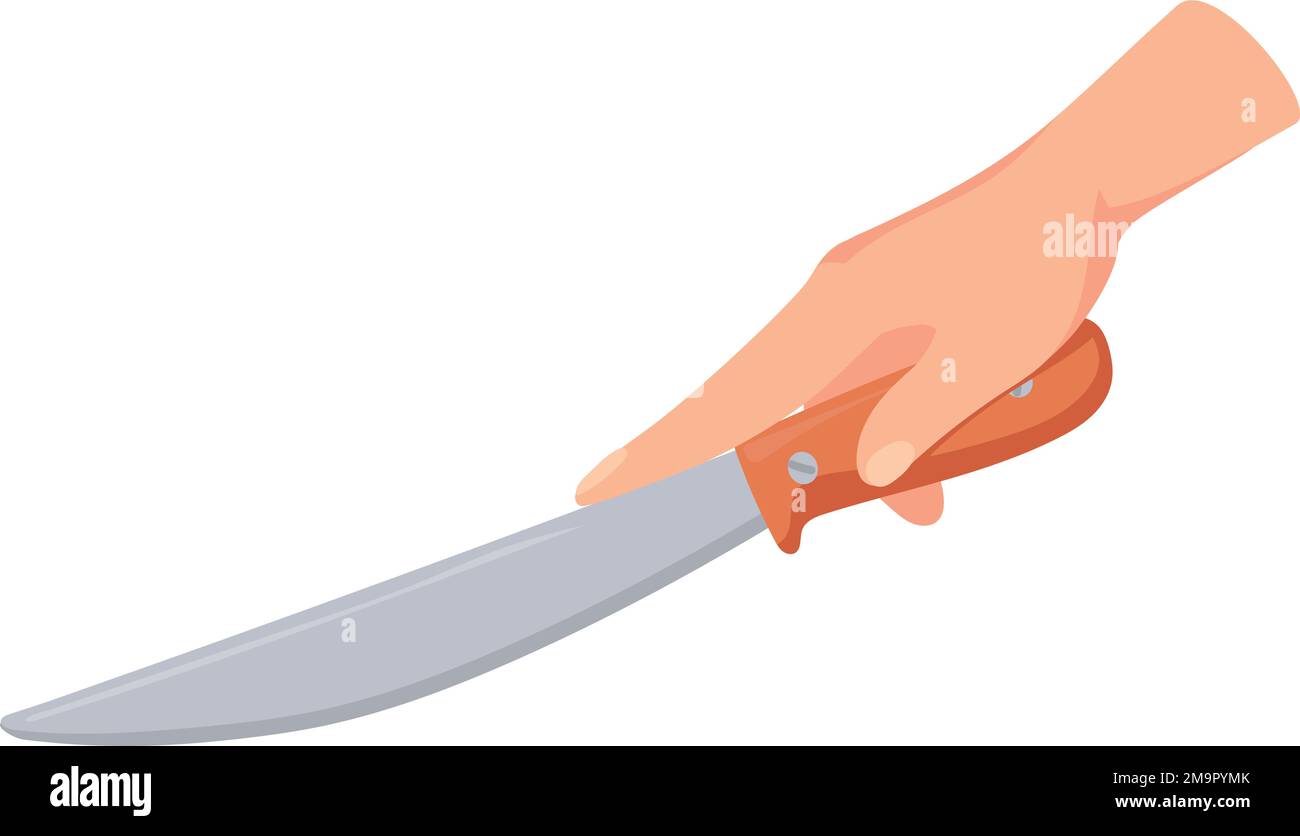 Chopping board food knife meat Stock Vector Images - Alamy